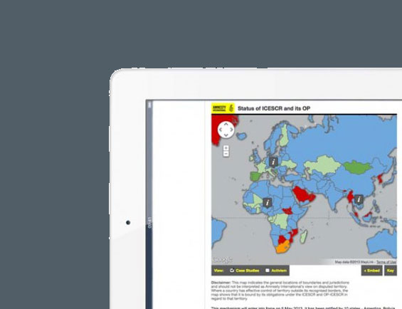 Maps — Amnesty | We Are Thought Fox